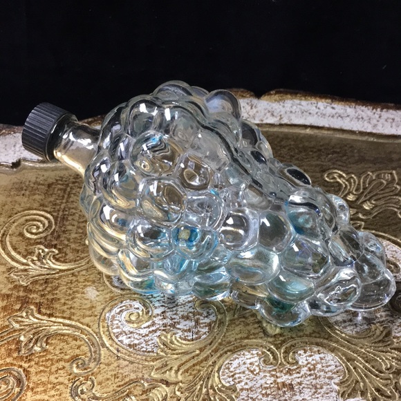 Dining | Vtg Glass Grape Cluster Decanter | Poshmark